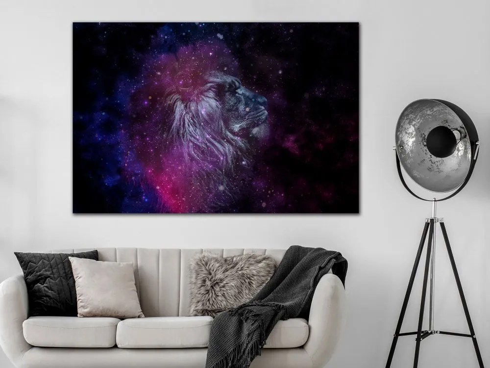 Obraz - Kosmický lev 60x40