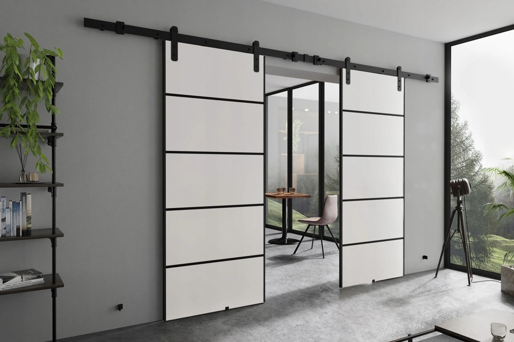 Posuvné dveře DUO PLUS - 192 - bílý