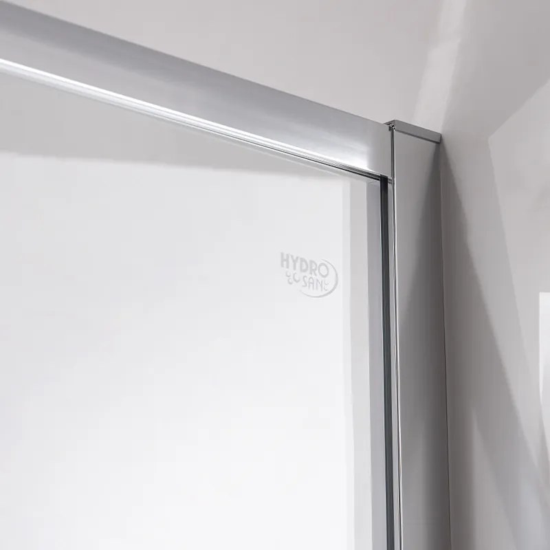 BPS-koupelny Posuvné sprchové dveře PD-NOCR HYD-5168 110 cm chrom/transparent pro instalaci do niky - bez vaničky