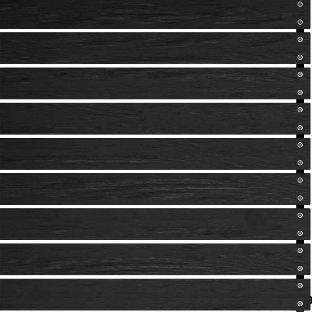 vidaXL Marketos 3dílná zahradní sedací souprava černá masivní borovice