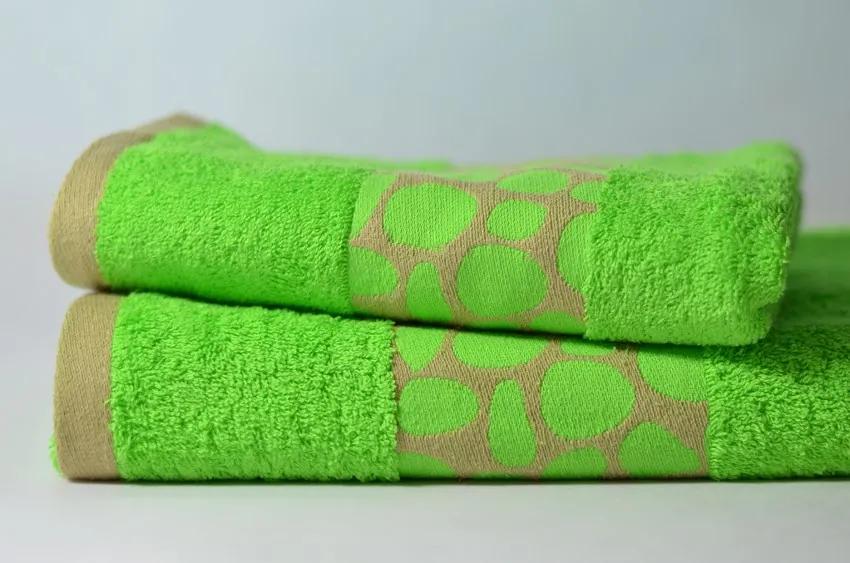 Olzatex froté ručník Rock zelený 70x140