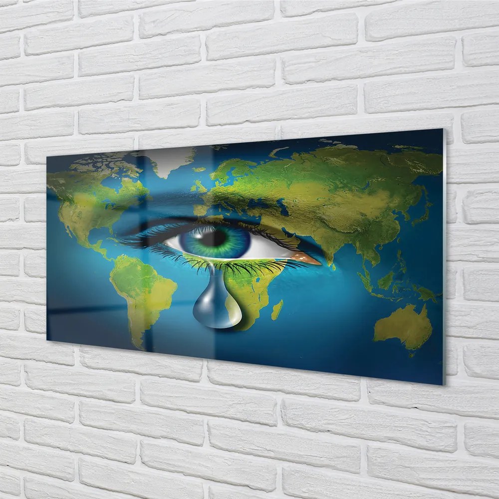 akrylový obraz Pro oka slza 140x70 cm