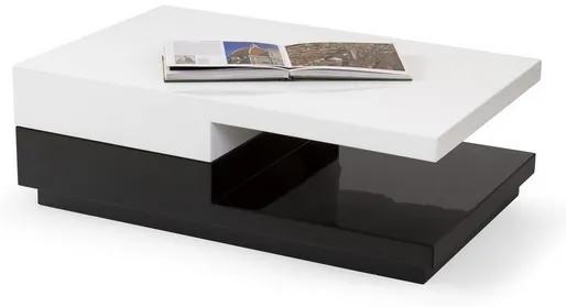HALMAR Montana bílo-černý - Konferenční stolek