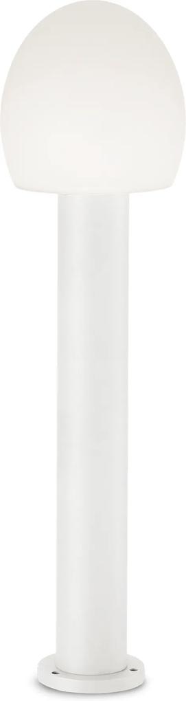 Exteriérové ​​stojanové svítidlo Ideal lux 147277 CONCERTO PT1 BIANCO 1xE27 60W bílá IP44 Sloupkové osvětlení