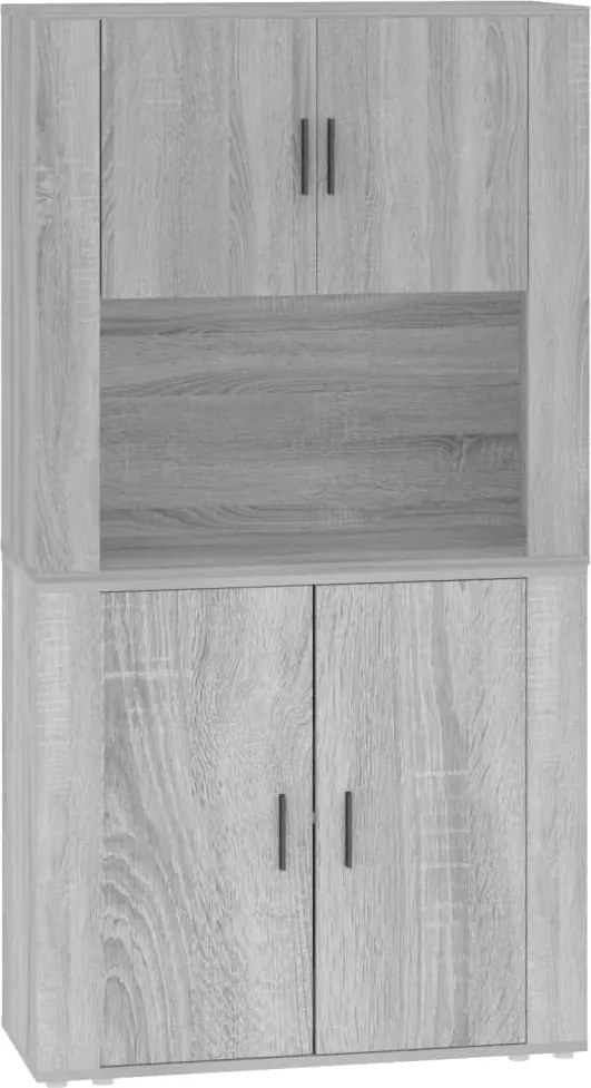 Skříň highboard šedá sonoma kompozitní dřevo 3185357