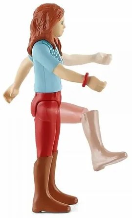 Schleich 42539 Zrzka Hannah s pohyblivými klouby na koni, 15 cm