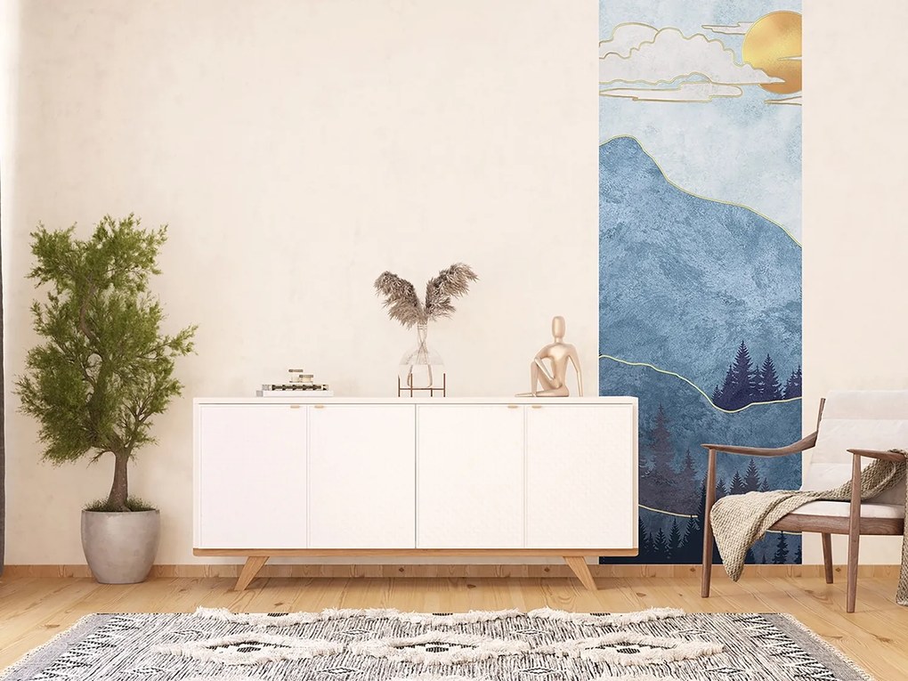 Vliesová fototapeta na zed' Horská Krajina | 90 x 270 cm | DFTNVL3732