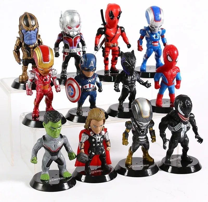 SET Figurky Marvel Avengers 12 ks