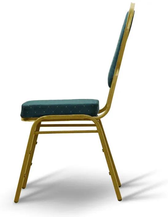 Stohovatelná židle ZINA 2 NEW Tempo Kondela Zelená