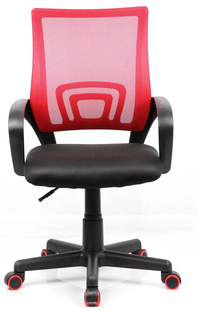 VCM Kancelářská židle Tinos, černo červená