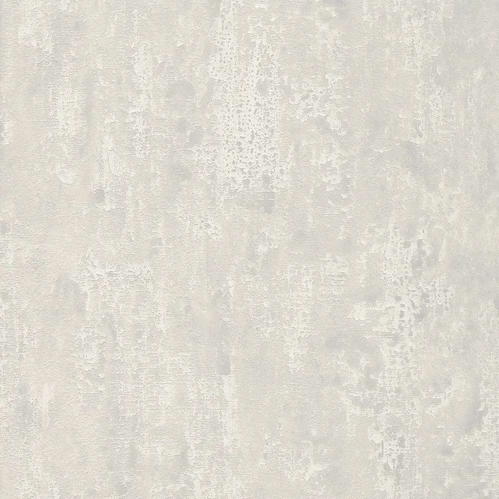 Limonta Bílá vliesová tapeta na zeď s vinylovým povrchem, Štuková omítka, 28807, Kaleido, Limonta rozměry 1,06 x 10 m