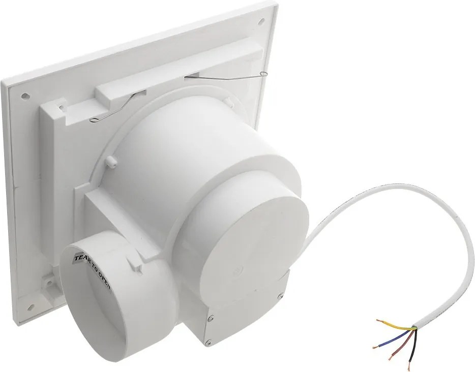 Sapho Sapho, TECTO koupelnový stropní ventilátor axiální, 20W, potrubí 100mm, bílá, časovač, TC202