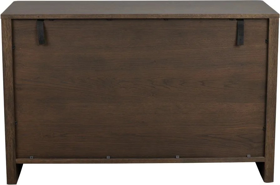 Komoda v dekoru dubu v tmavě přírodní barvě 110x70x45 cm Melstone – Rowico