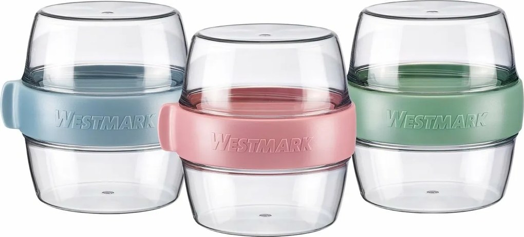 Westmark Dvoudílná dóza na svačinu MAXI, 700 ml, růžová, L