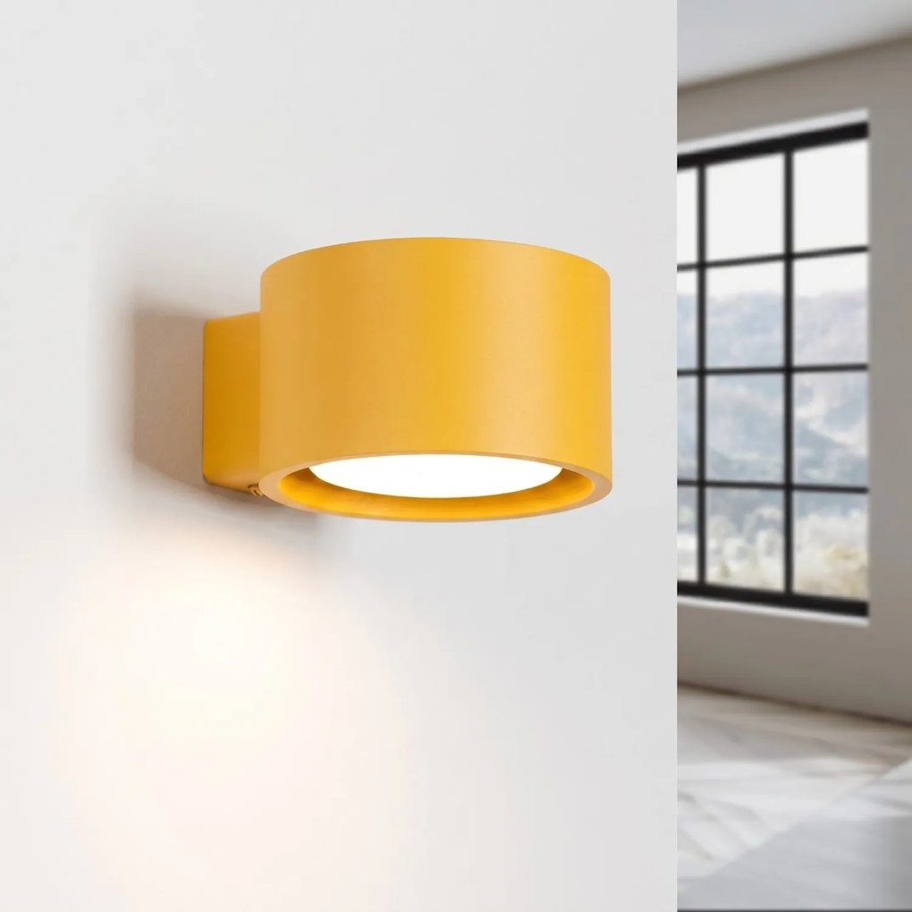 Sollux Lighting Nástěnné svítidlo MODO 1 žluté GX53