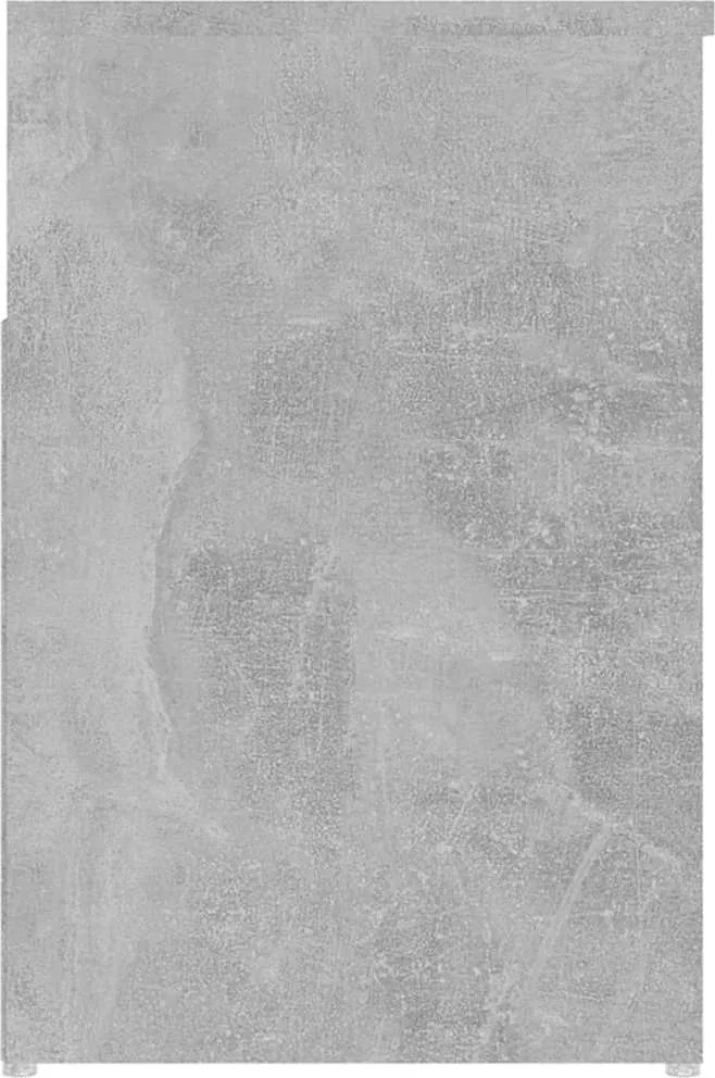 vidaXL Lavice s botníkem 80 x 30 x 45 cm dřevotříska [808748] Barva: Černá