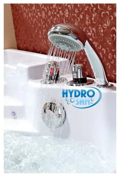 NIKIDO Hydro masážní vana SICILIE 140x140x62 s ohřevem