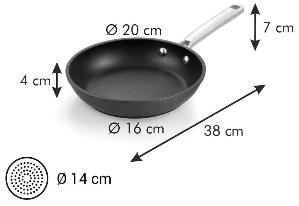 TESCOMA pánev TitanPOWER ø 20 cm, 20 cm