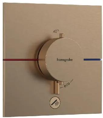 Hansgrohe ShowerSelect Comfort - Termostatická baterie pod omítku, kartáčovaný bronz 15575140
