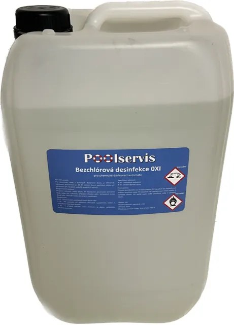 Poolservis Bezchlorová desinfekce 20L - Peroxid vodíku OXA 35 % Doprava: Doprava zdarma po ČR