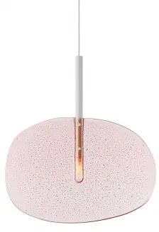 Lollipop, glass shape C light pink Lasvit