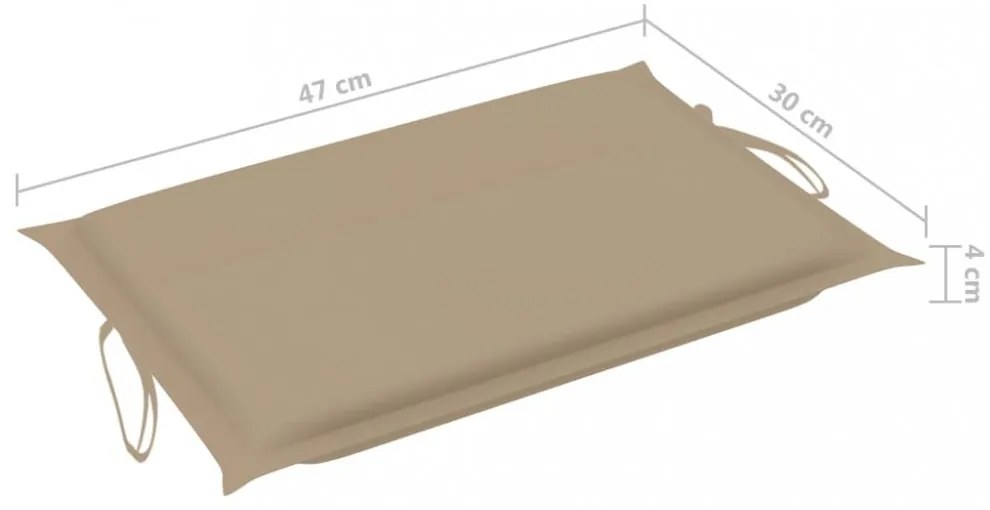 Zahradní lehátko se stolkem akáciové dřevo Dekorhome
