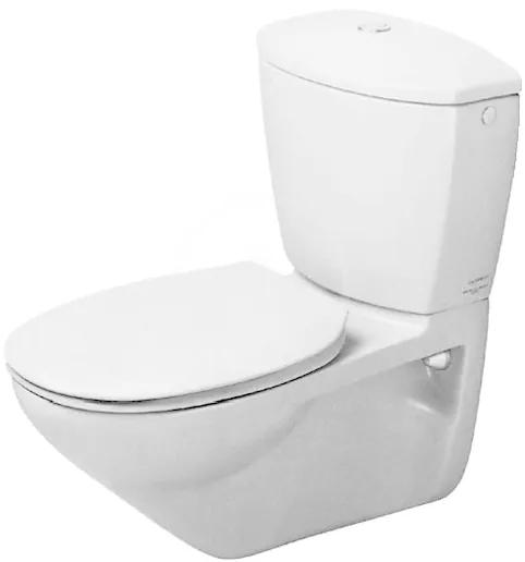 Duravit Duraplus WC mísa kombi Practica-Cascade, závěsná, bílá - 0195090000