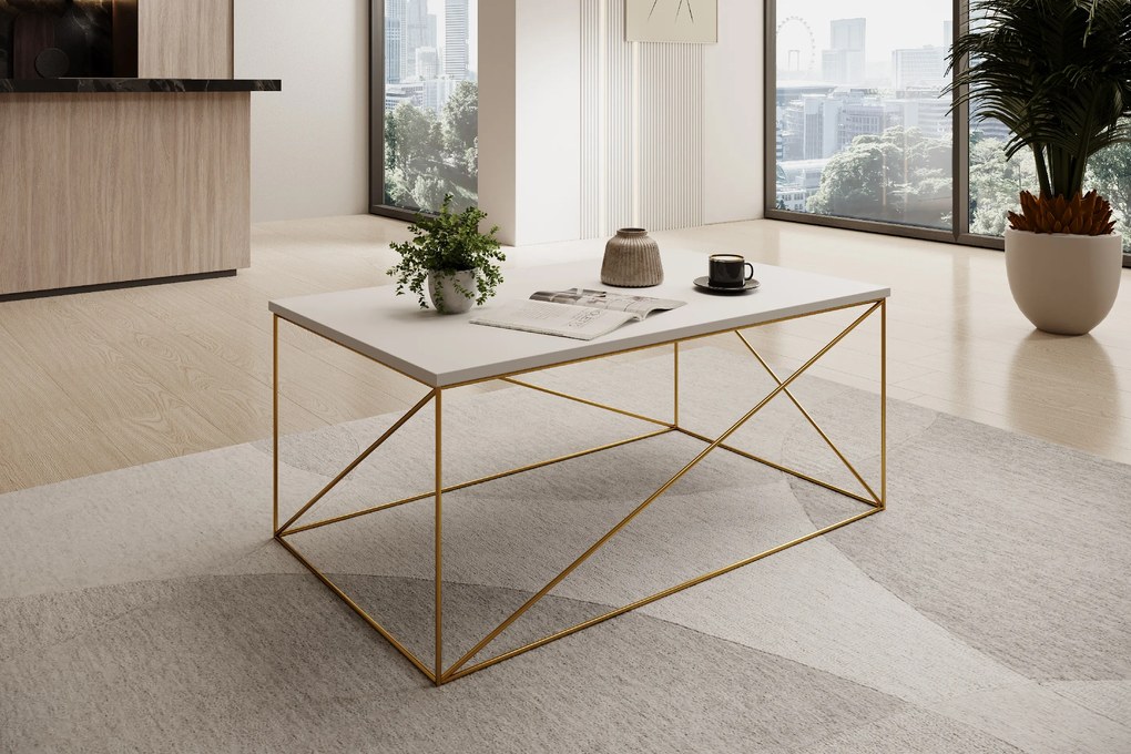 ADRK Furniture Konferenční stolek Dante CT-DAN-G-WM