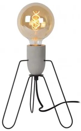 LUCIDE SEMIH Table Lamp E27 Black, stolní lampa