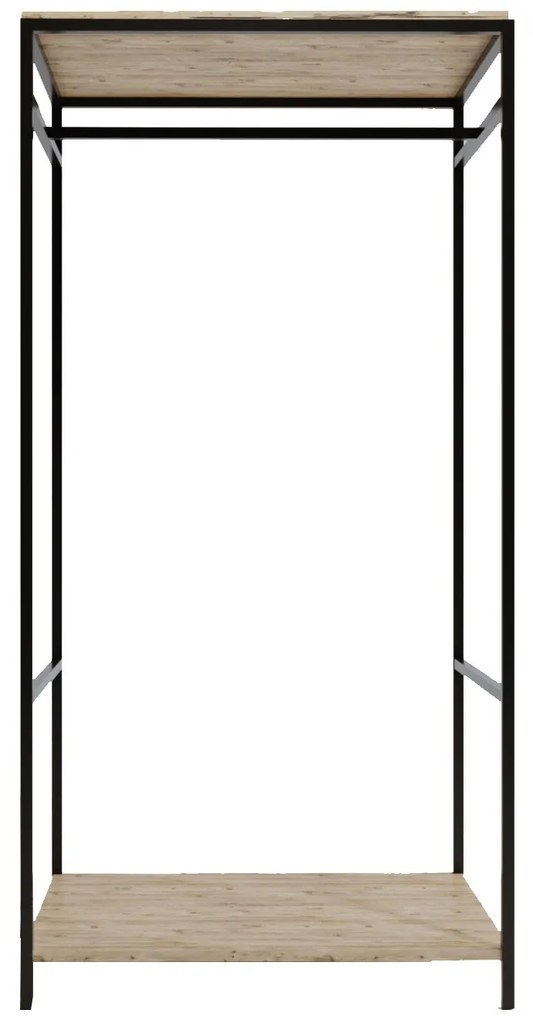 Kalune design Otevřená šatní skříň ANSBACH 170x100 cm