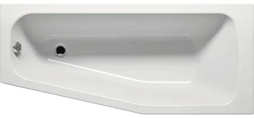 Koupelnová vana Lisa 160x70 cm bílá akrylátová, levé provedení