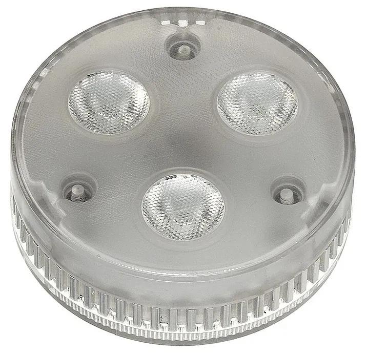 BIG WHITE LED GX53, žárovka, 3x1,4 W, teplá bílá LED, úhel záření 35° 550092