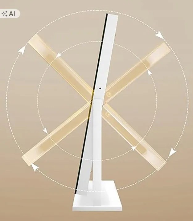 LED zrcadlo Hollywood 58 × 46 cm
