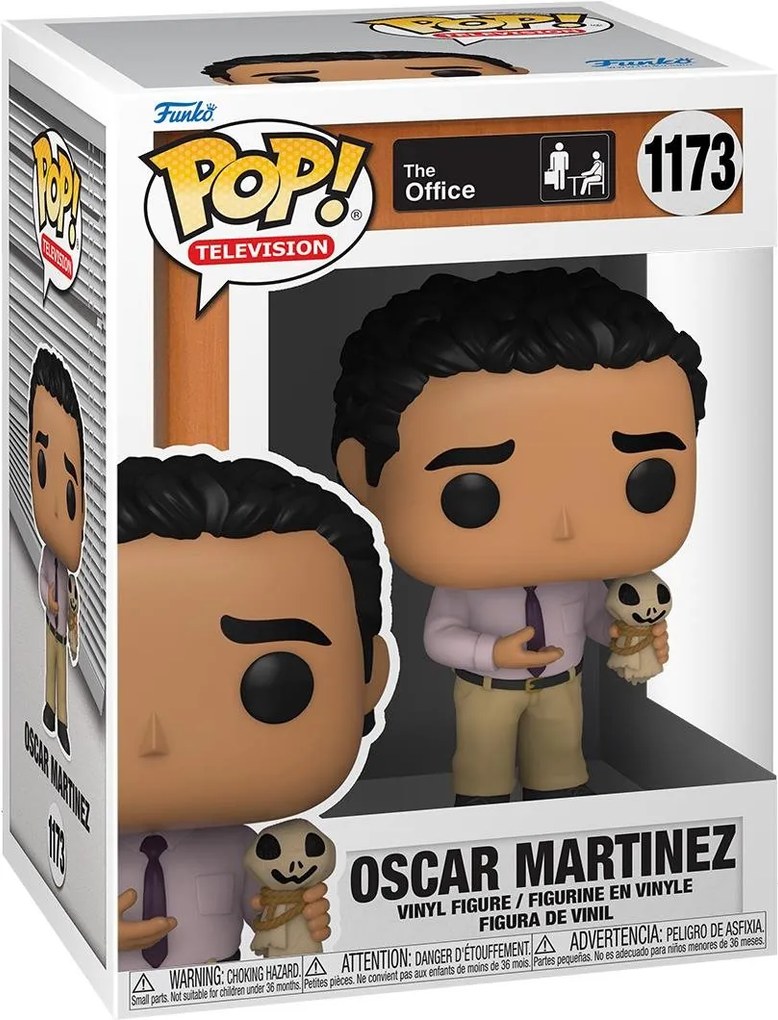 Funko pop tv: the office- oscar w/ankle attachments