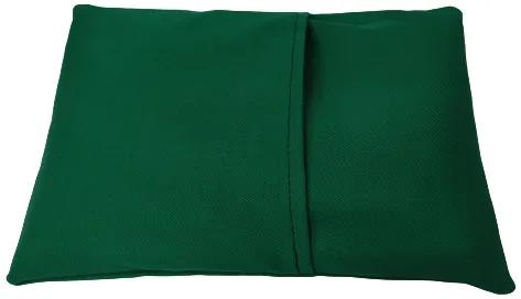 S radostí - vlastní výroba Pohankový polštář zelený Velikost: 35 x 40 cm