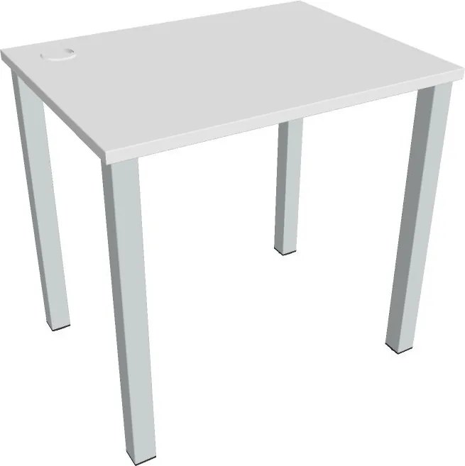 Hobis Kancelářský pracovní stůl Hobis UE 800, deskaakát, bílá RAL 9016