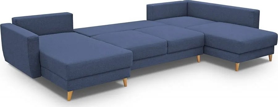 Casarredo - Komfort nábytek Rozkládací sedací souprava do U OLAF s úložným prostorem, výběr látek SK1 | potah: aura 7