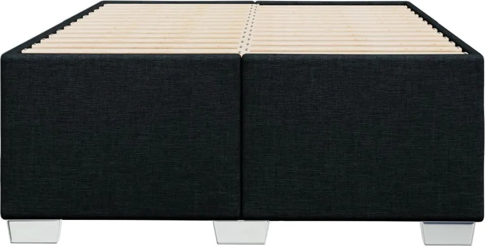 Rám postele bez matrace černý 120 x 200 cm textil 3284466