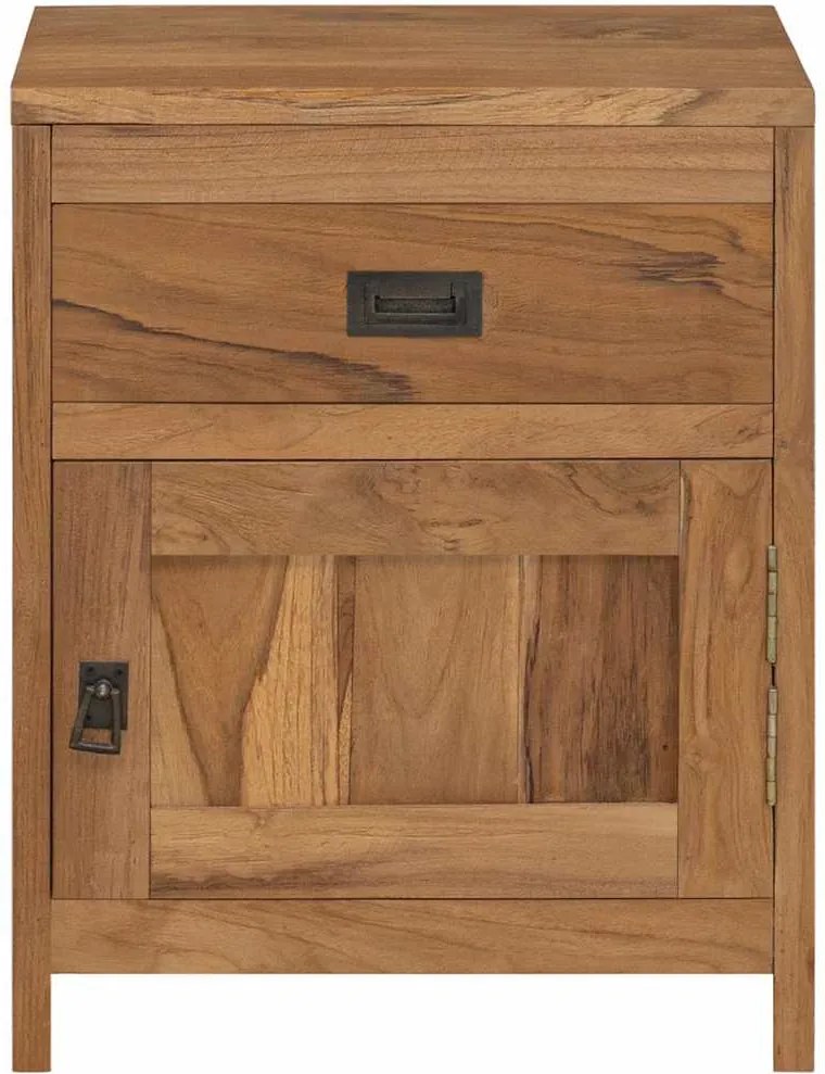 Noční stolek masivní teak 40 x 30 x 50 cm 244484