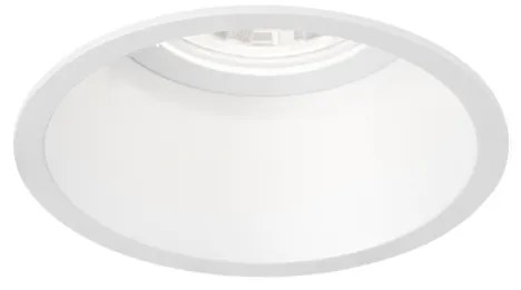 Wever & ducré kulaté zapuštěné stropní svítidlo deeper ip44 ceiling rec 1.0 led 1800-3000k w tree bílá matná