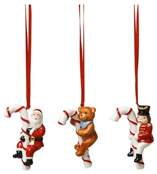 Set vánočních ozdob NOSTALGIC ORNAMENTS Cukrové tyčinky 3 ks