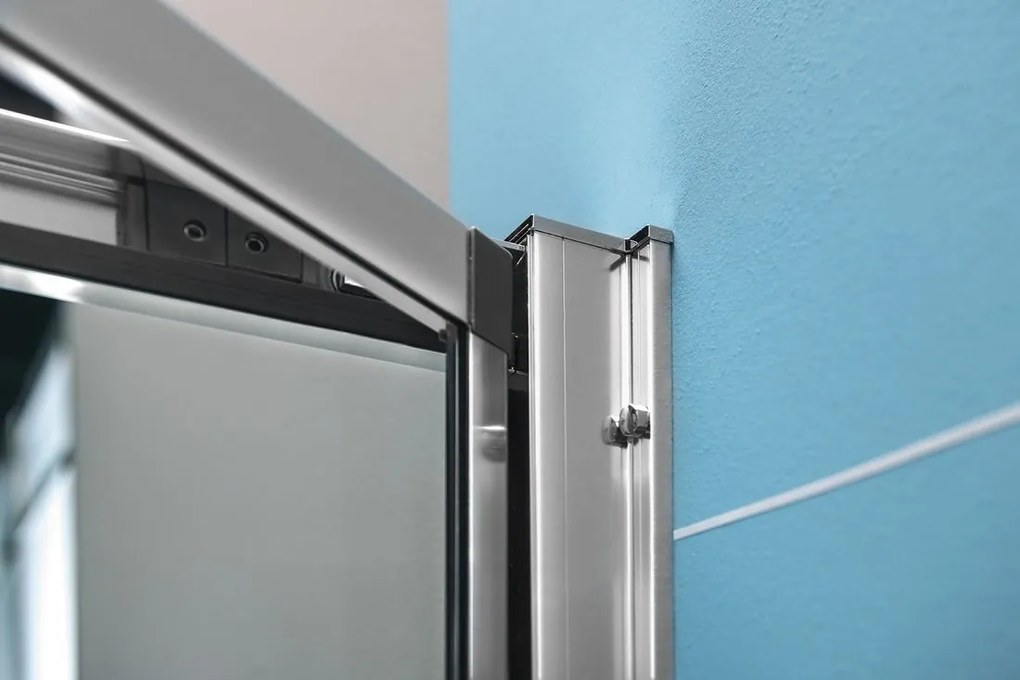 Polysan, EASY LINE obdélníková sprchová zástěna 900x700mm, skládací dveře, L/P varianta, čiré sklo, EL1990EL3115
