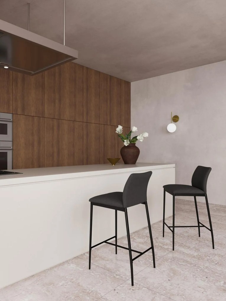 ACTONA GROUP Barová židle DEMINA šedá 0000115128
