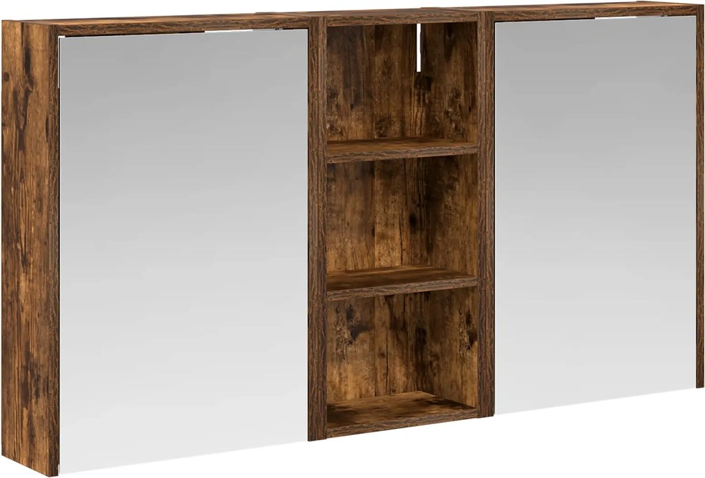 Sada koupelnových skříněk 3 ks 116 x 16 x 62,5 cm 3403812