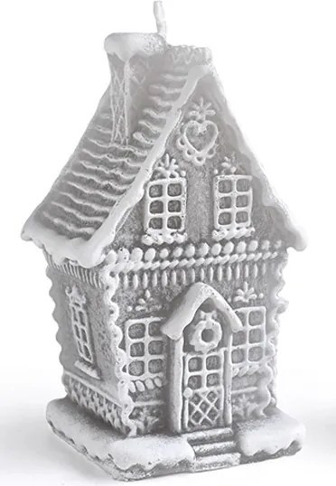 Velká vánoční svíčka ARCHO L šedá