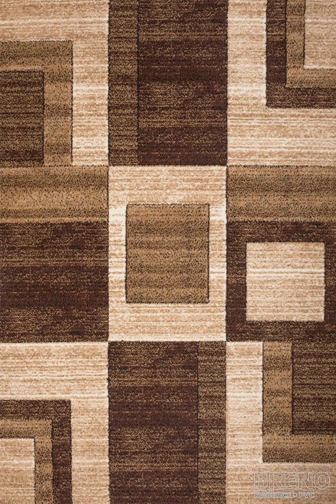 Sintelon, Kusový koberec Practica 98/EDE, 200x300, hnědá, chodba / předsíň