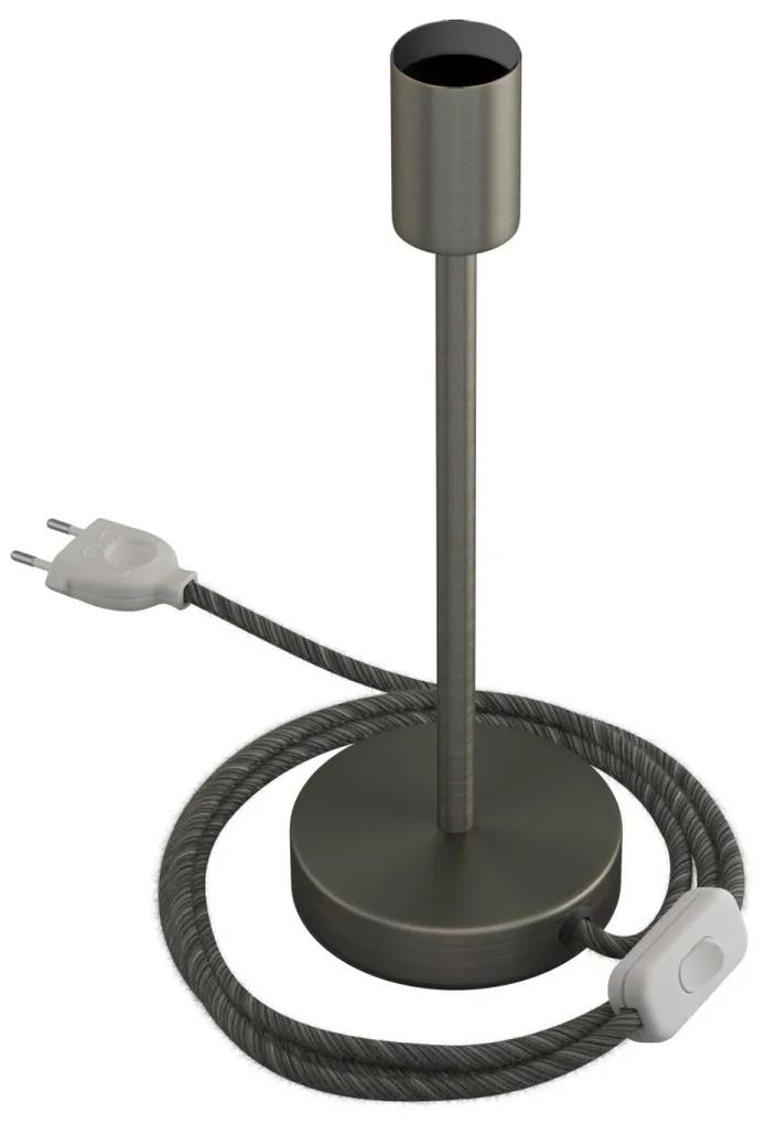 creative cables Kovová stolní lampa Alzaluce Velikost: 10 cm, Barva: Měď