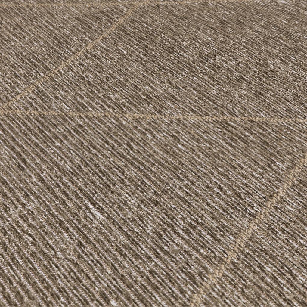 Tribeca Design Kusový koberec Fugali Taupe Rozměry: 200x290 cm