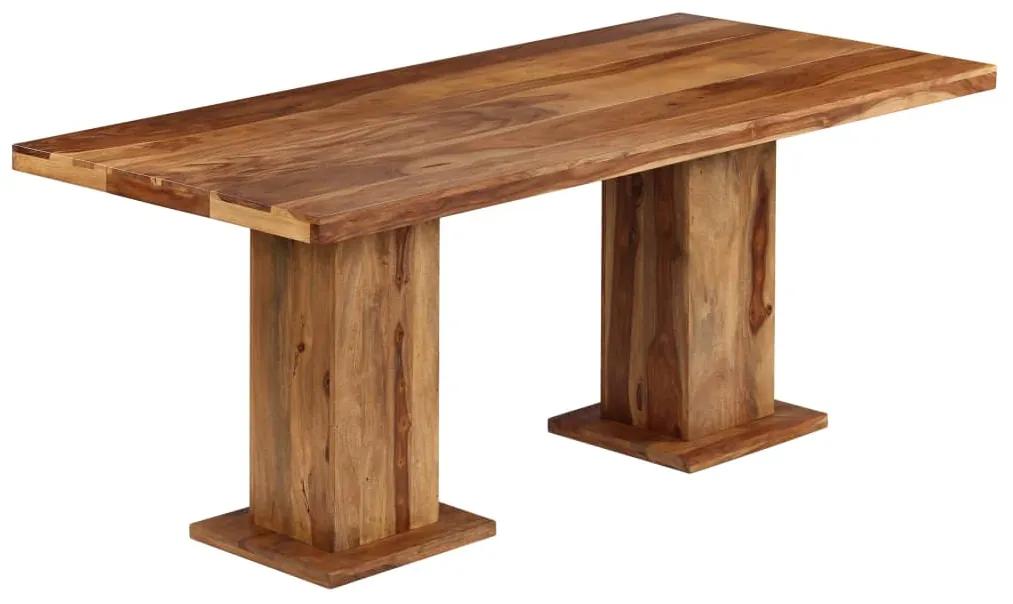 246265 vidaXL Jídelní stůl 175 x 90 x 77 cm masivní sheeshamové dřevo