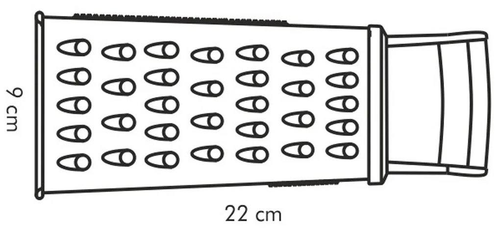 TESCOMA Struhadlo s plastovou rukojetí HANDY